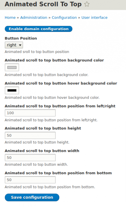 Animated Scroll To Top | Drupal.org Animated Scroll To Top | Drupal.org